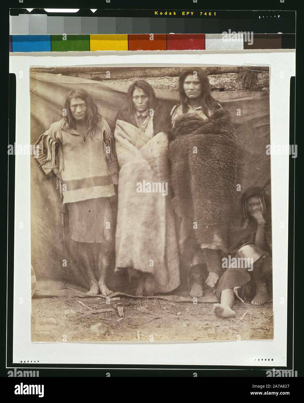 Vintage native american indian portrait photograph Stock Photo - Alamy