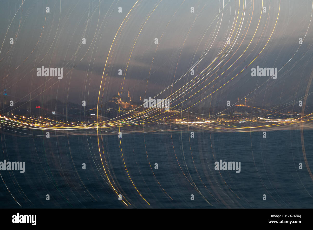 Night lines hi-res stock photography and images - Alamy