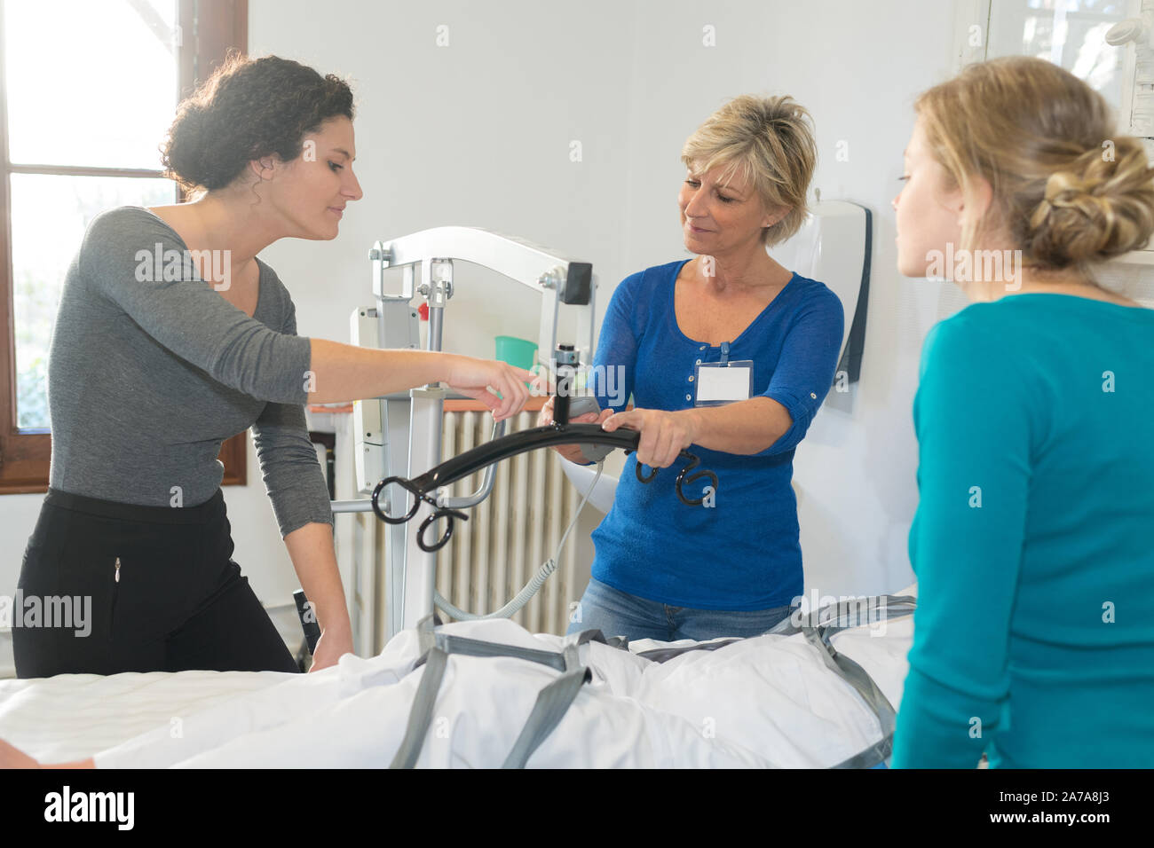 Caregiving bed hi-res stock photography and images - Alamy