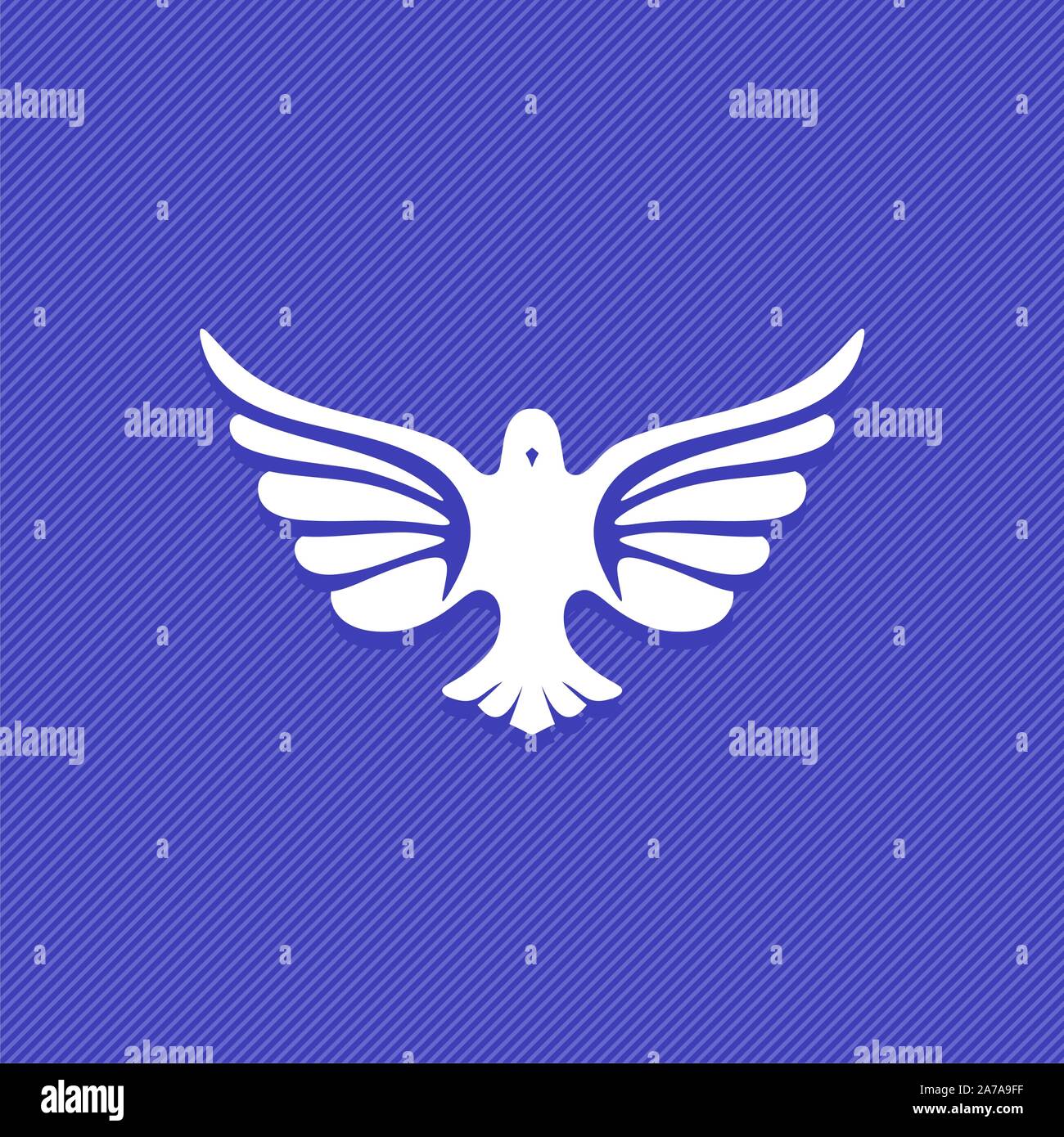 Dove, a symbol of peace and purity. The biblical symbol of the Holy ...