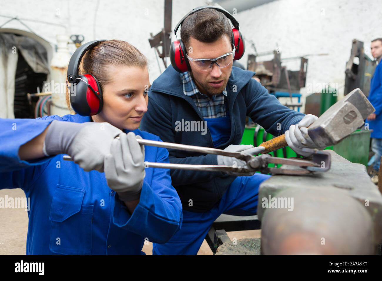 Female blacksmith hi-res stock photography and images - Alamy
