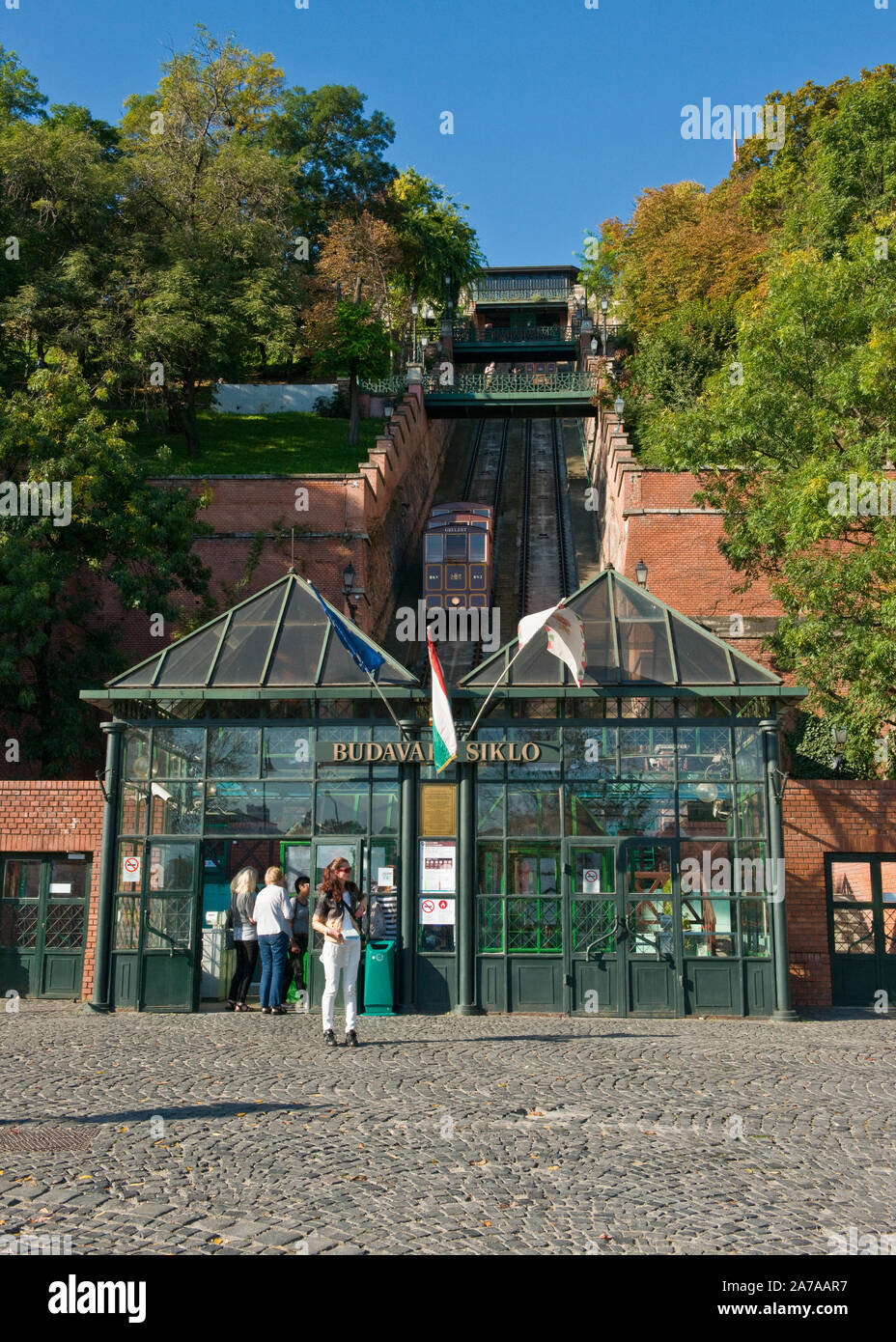 Buda castle funicular railway hi-res stock photography and images - Alamy