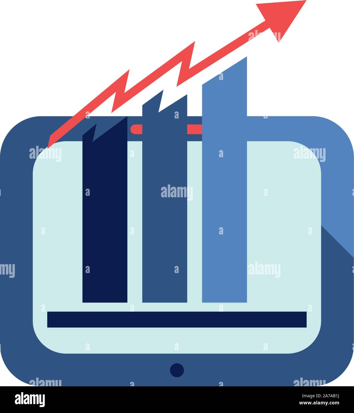 Workflow icon design, Infographic data information business analytics and visual presentation ...