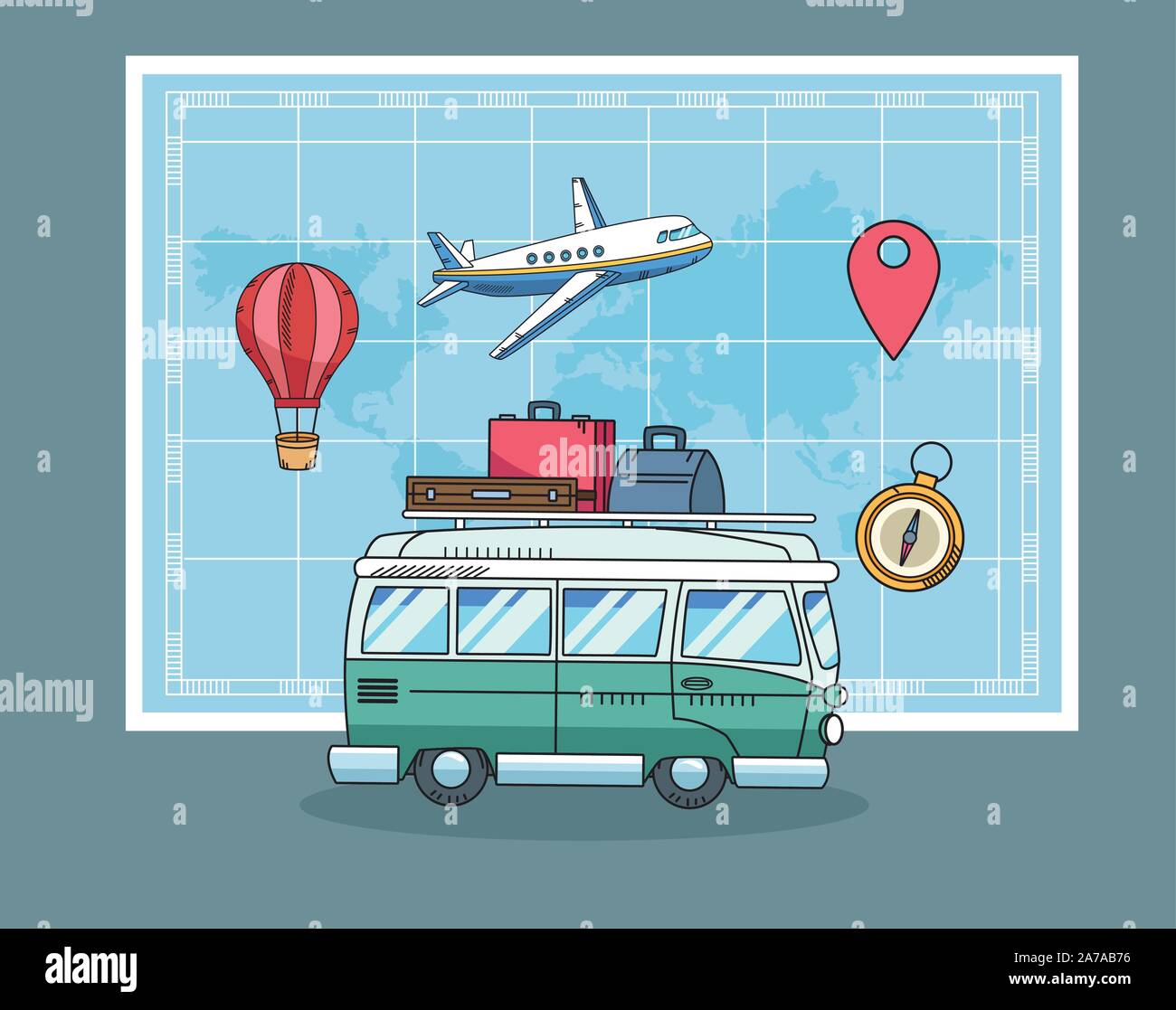 Car landmarks Stock Vector Images - Alamy