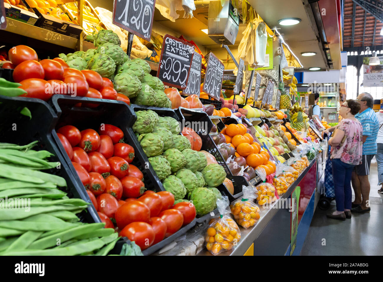 Atarazanas food market hi-res stock photography and images - Alamy