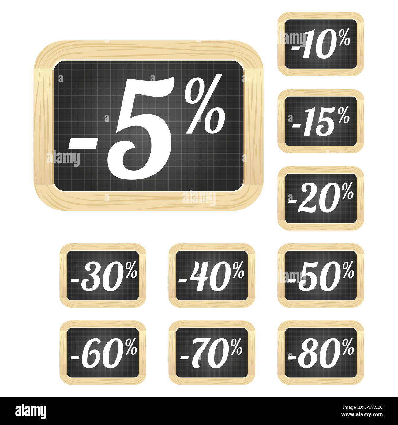 Percent board Cut Out Stock Images & Pictures - Alamy