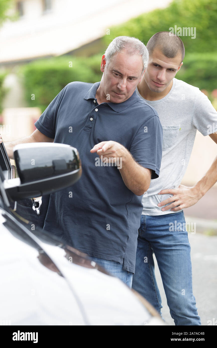 Inspecting car body hi-res stock photography and images - Alamy