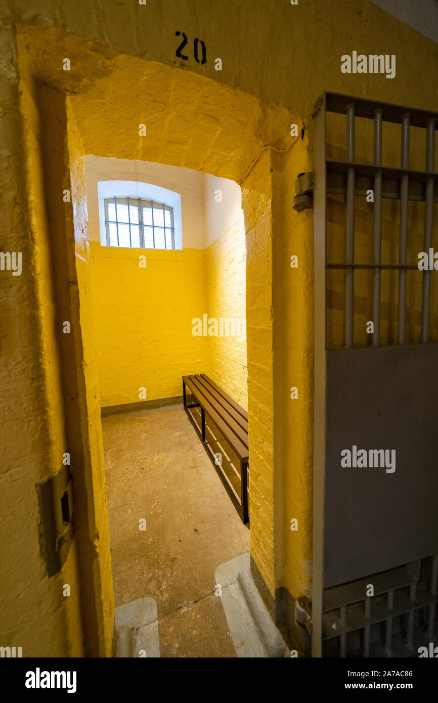 Interior of former Victoria Prison at Tai Kwun Centre for Heritage and ...