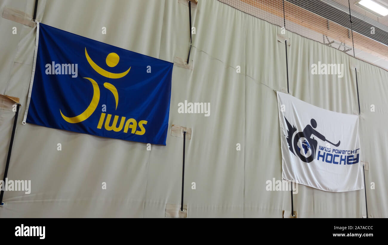 Czech Republic, PRAGUE - OCTOBER 11 2019: Powerchair hockey IPCH ...
