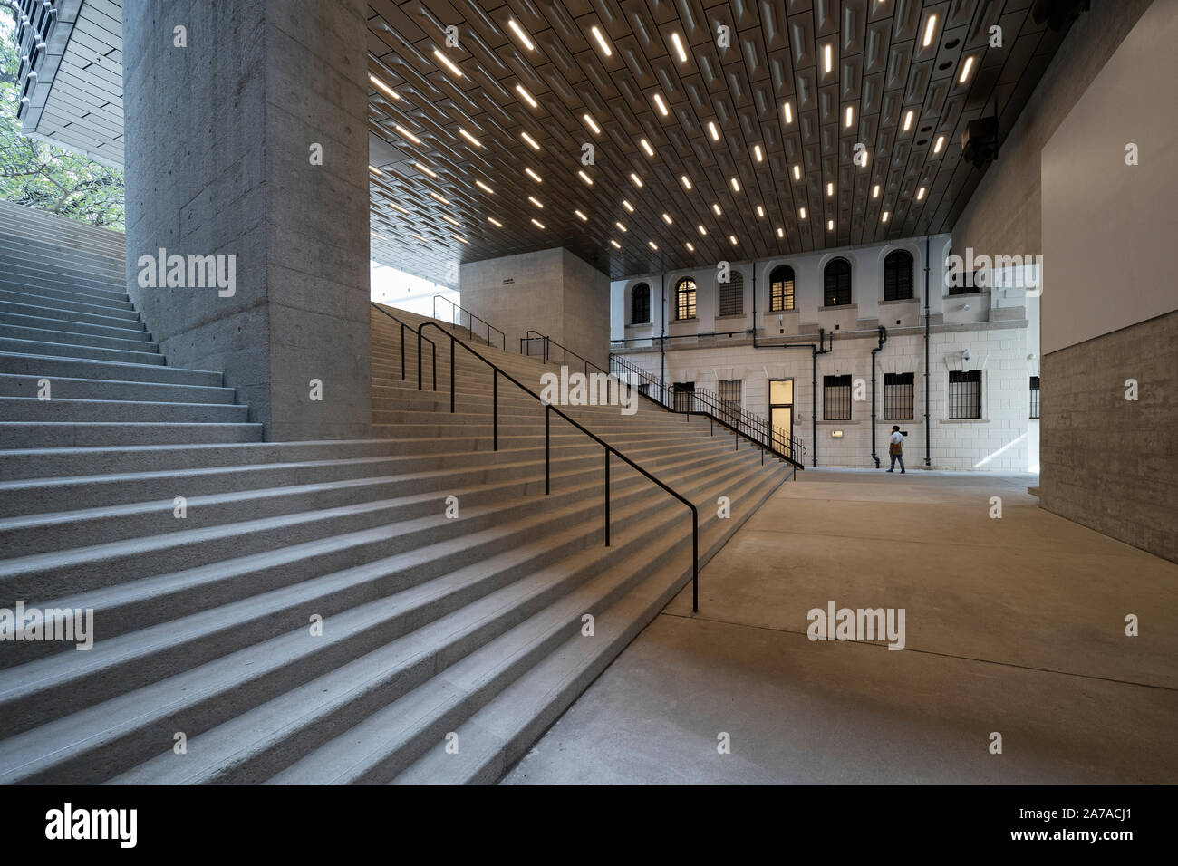 Exterior of JC Cube at Tai Kwun Centre for Heritage and Arts, formerly ...
