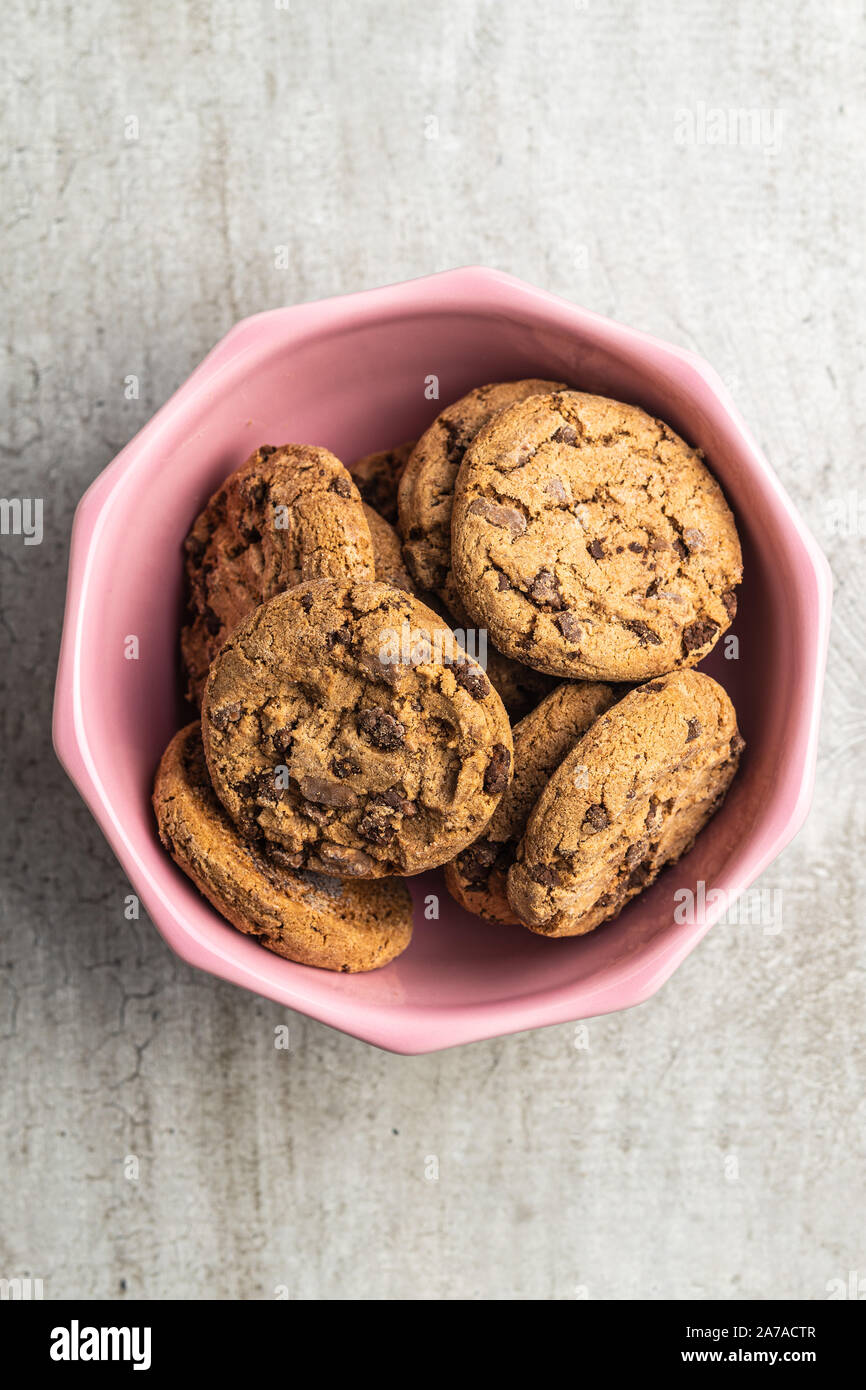 Candy cookie pink chocolate hi-res stock photography and images - Alamy