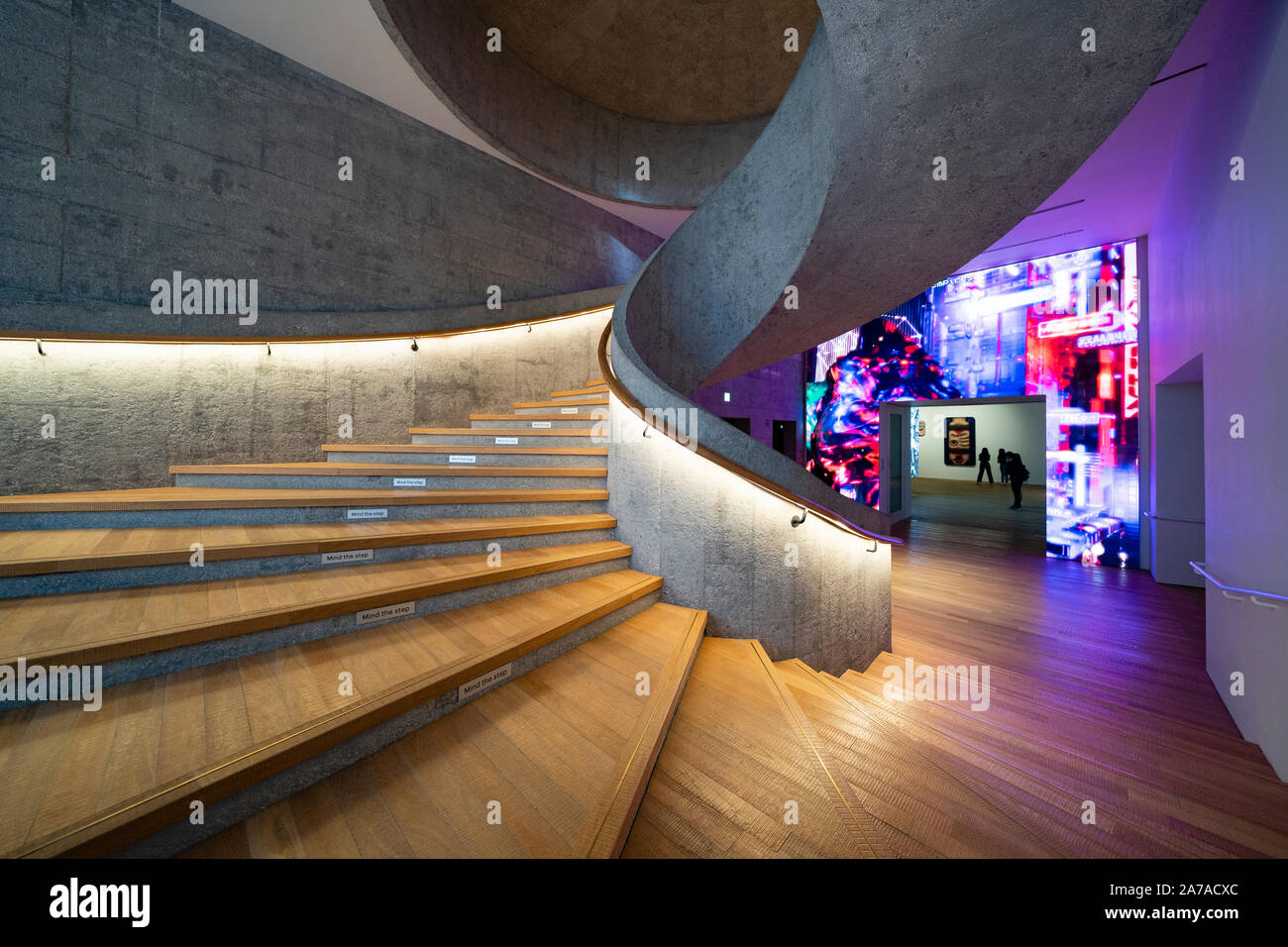Interior of JC Contemporary art gallery at Tai Kwun Centre for Heritage ...