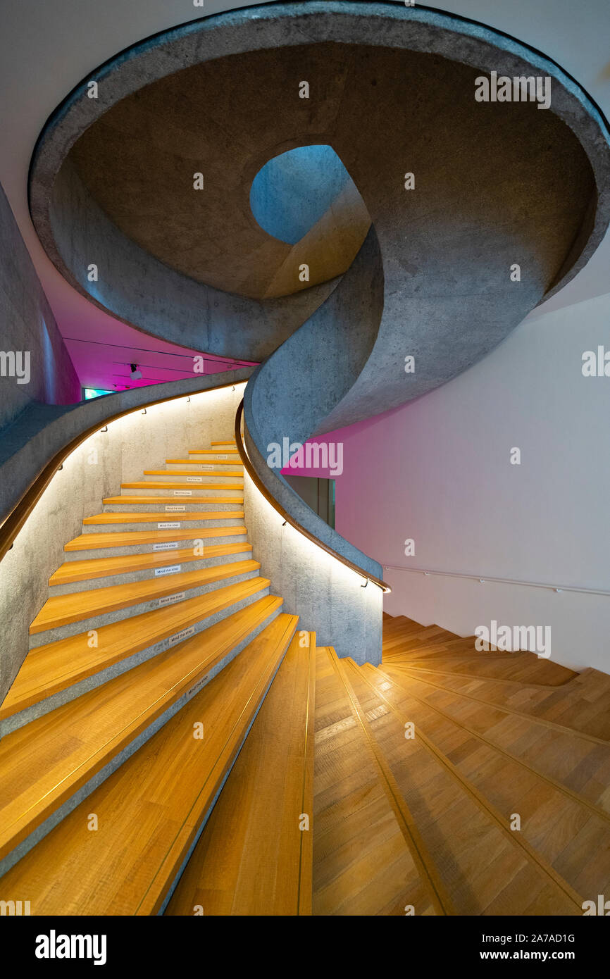 Interior of JC Contemporary art gallery at Tai Kwun Centre for Heritage ...