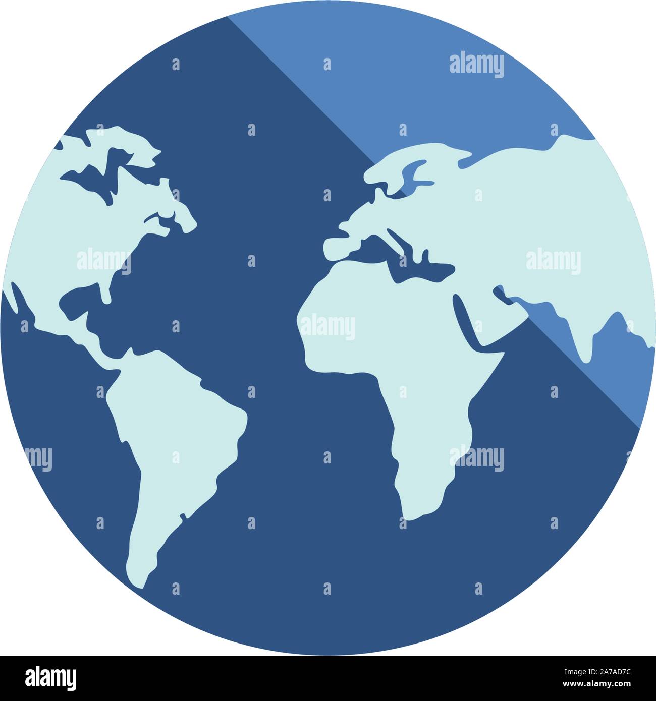 Planet sphere design, Continent earth world globe ocean and universe ...