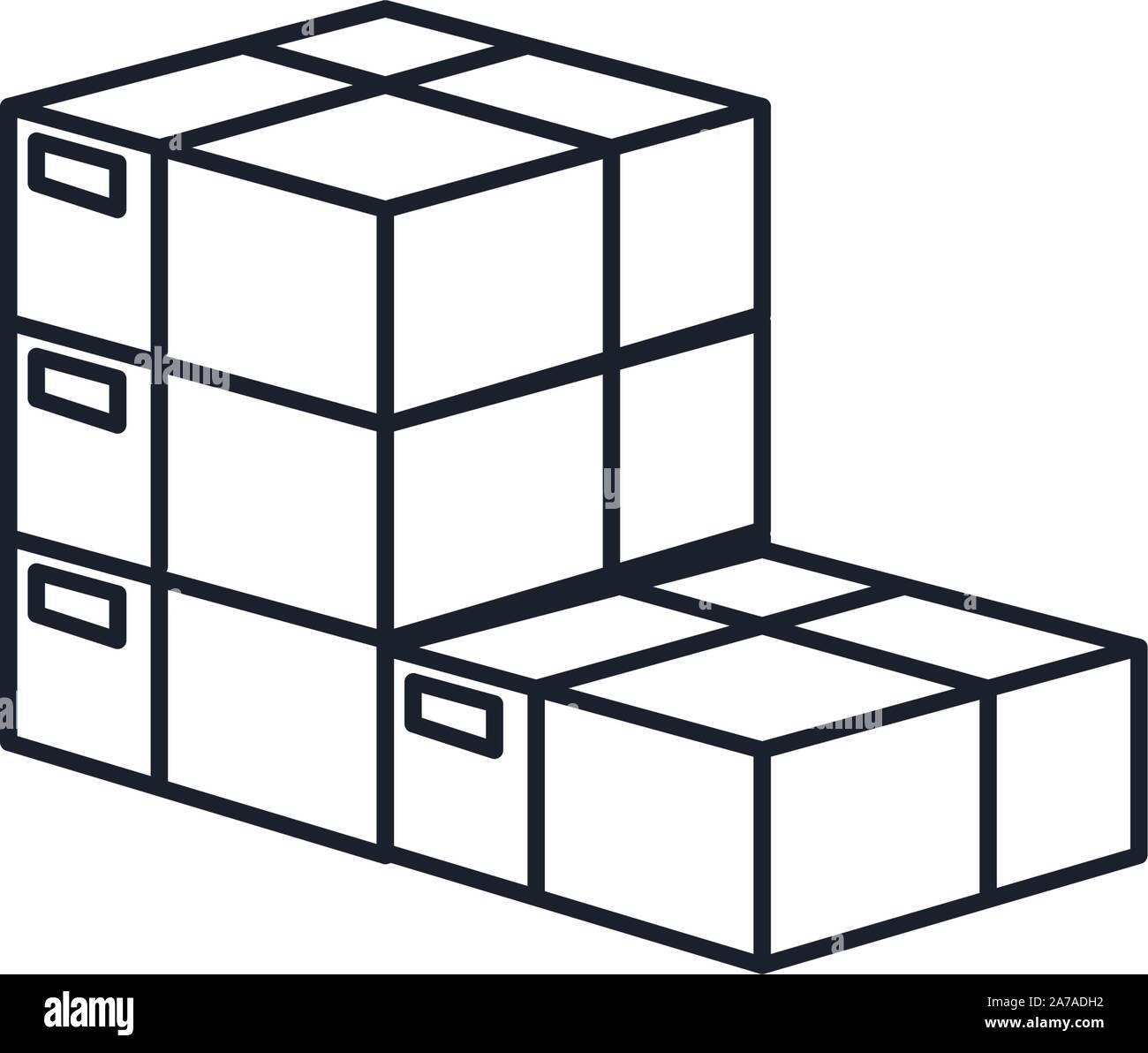 Box design, Delivery shipping logistics transportation distribution and ...