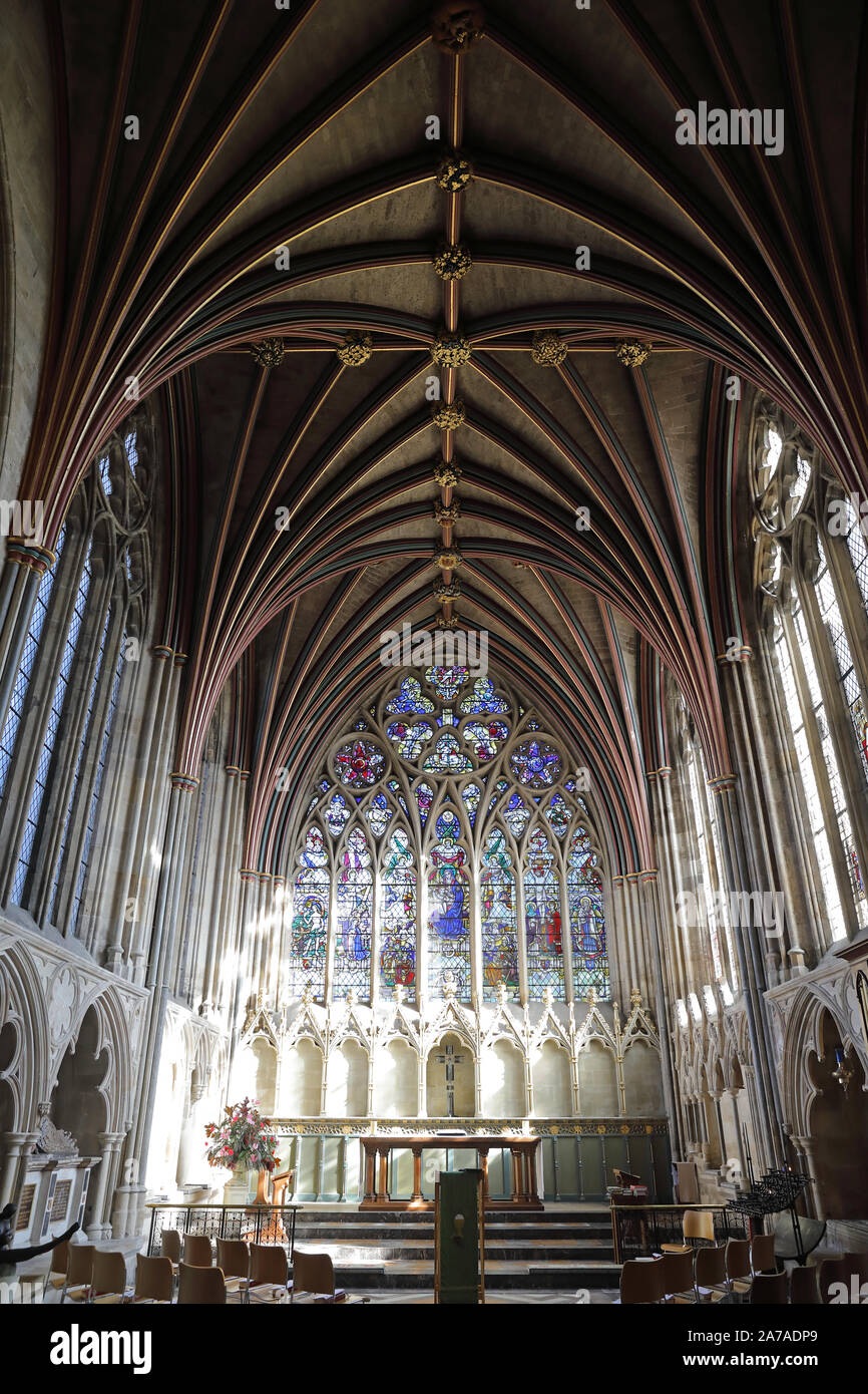 The beautiful Lady Chapel in the historic Cathedral Church of St Peter ...