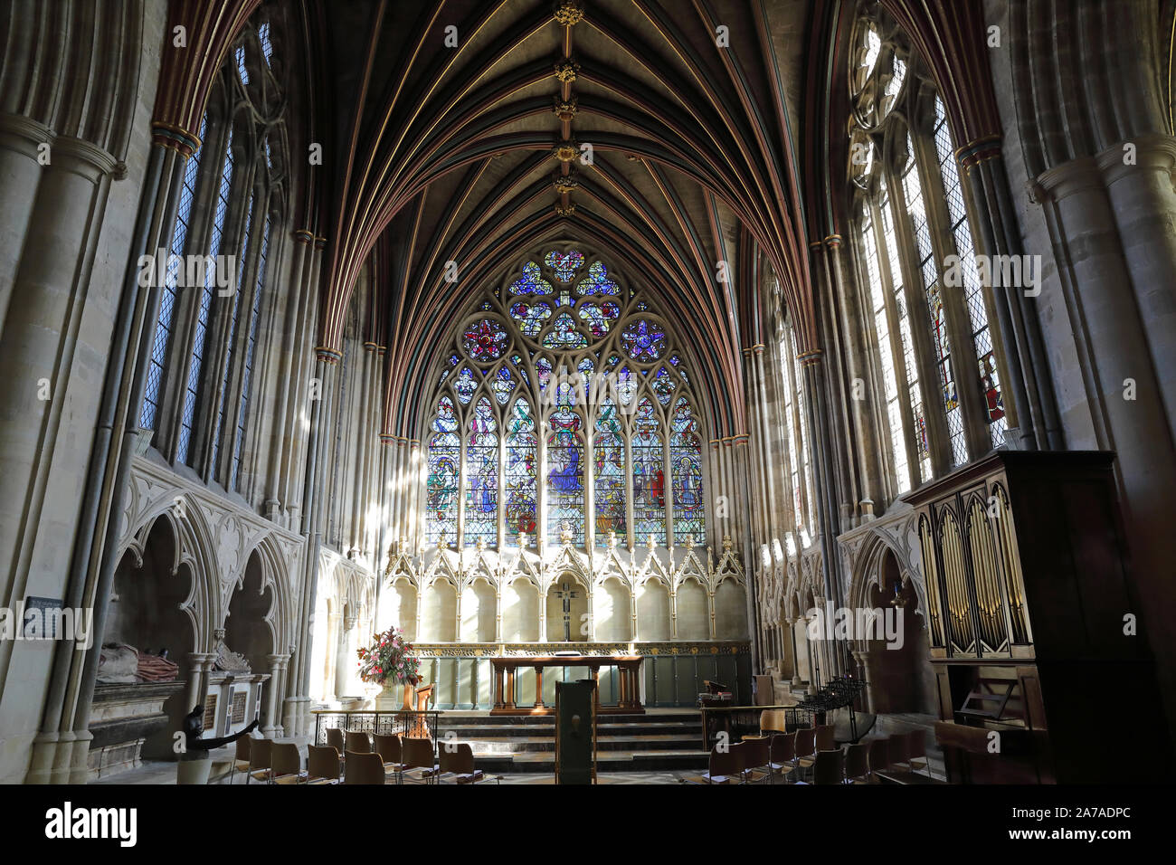 The beautiful Lady Chapel in the historic Cathedral Church of St Peter ...
