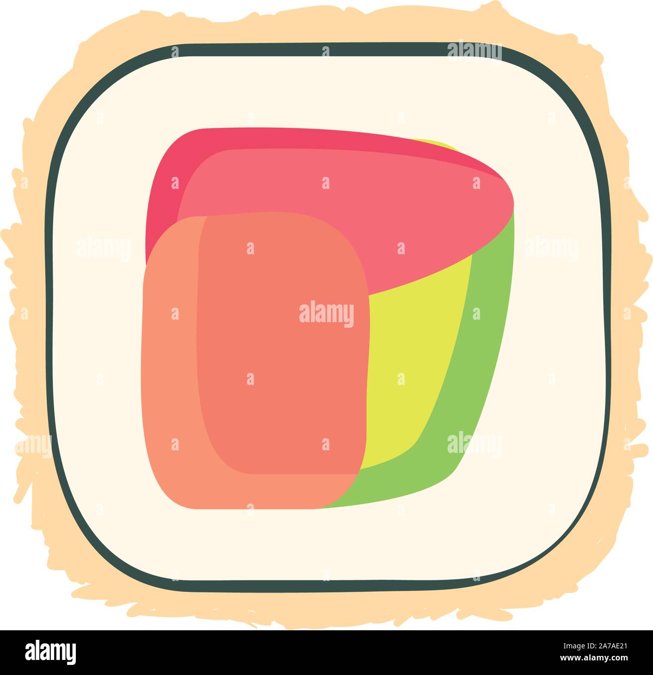 sushi icon design, Eat food restaurant menu dinner lunch cooking and ...