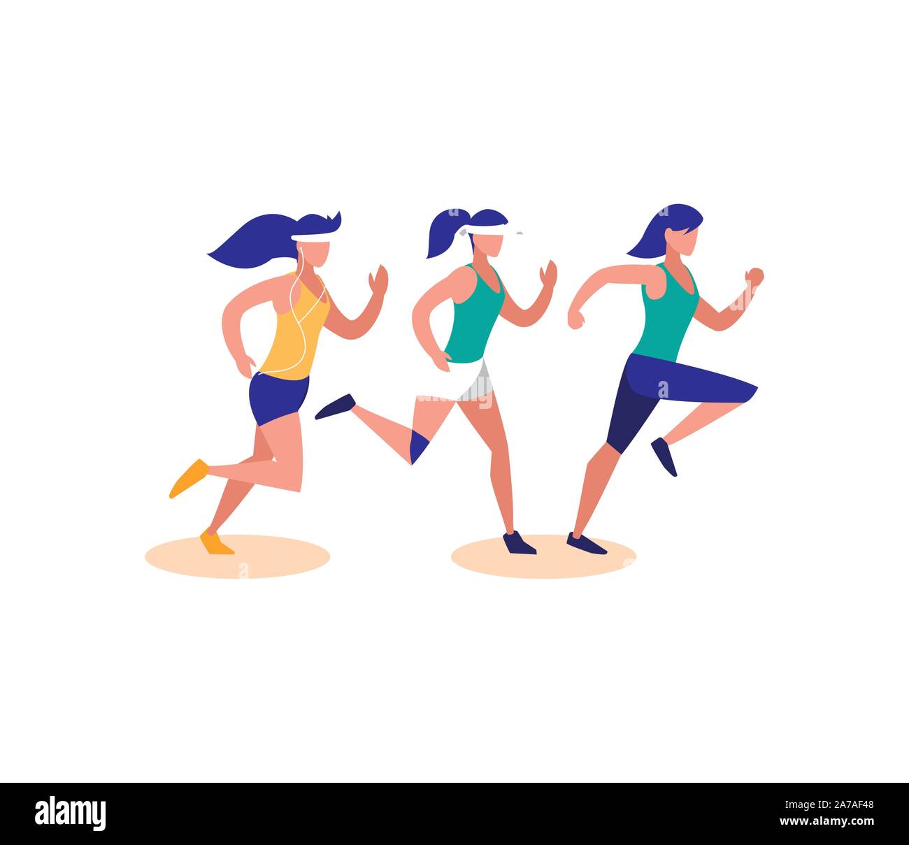 Women running design, Healthy lifestyle Fitness bodybuilding bodycare ...