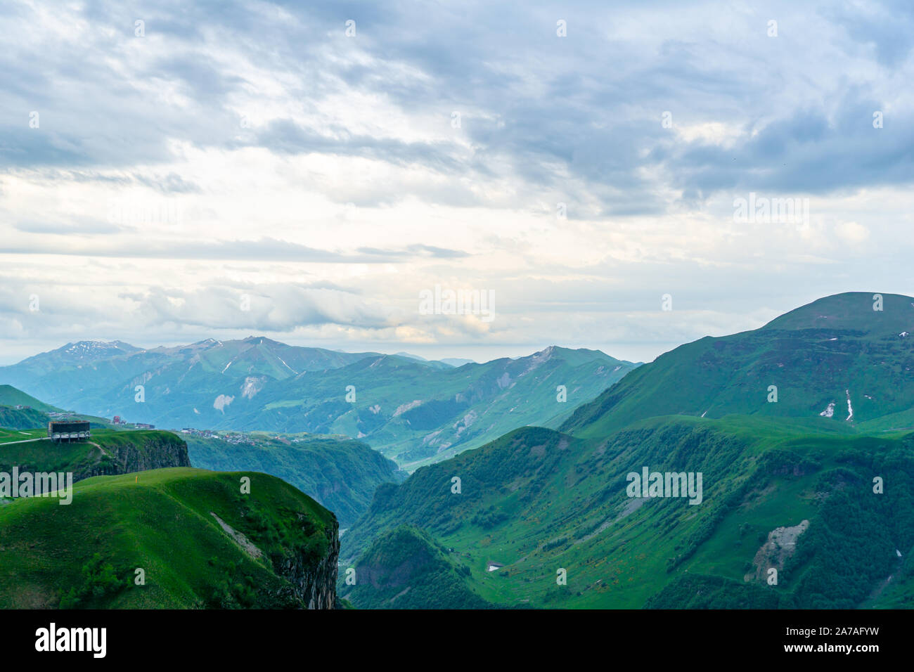Jvari pass gorge hi-res stock photography and images - Alamy
