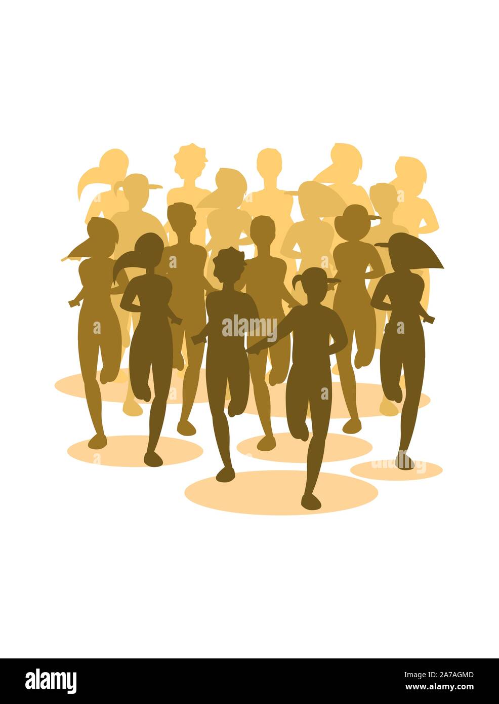 Women and men running design, Healthy lifestyle Fitness bodybuilding ...