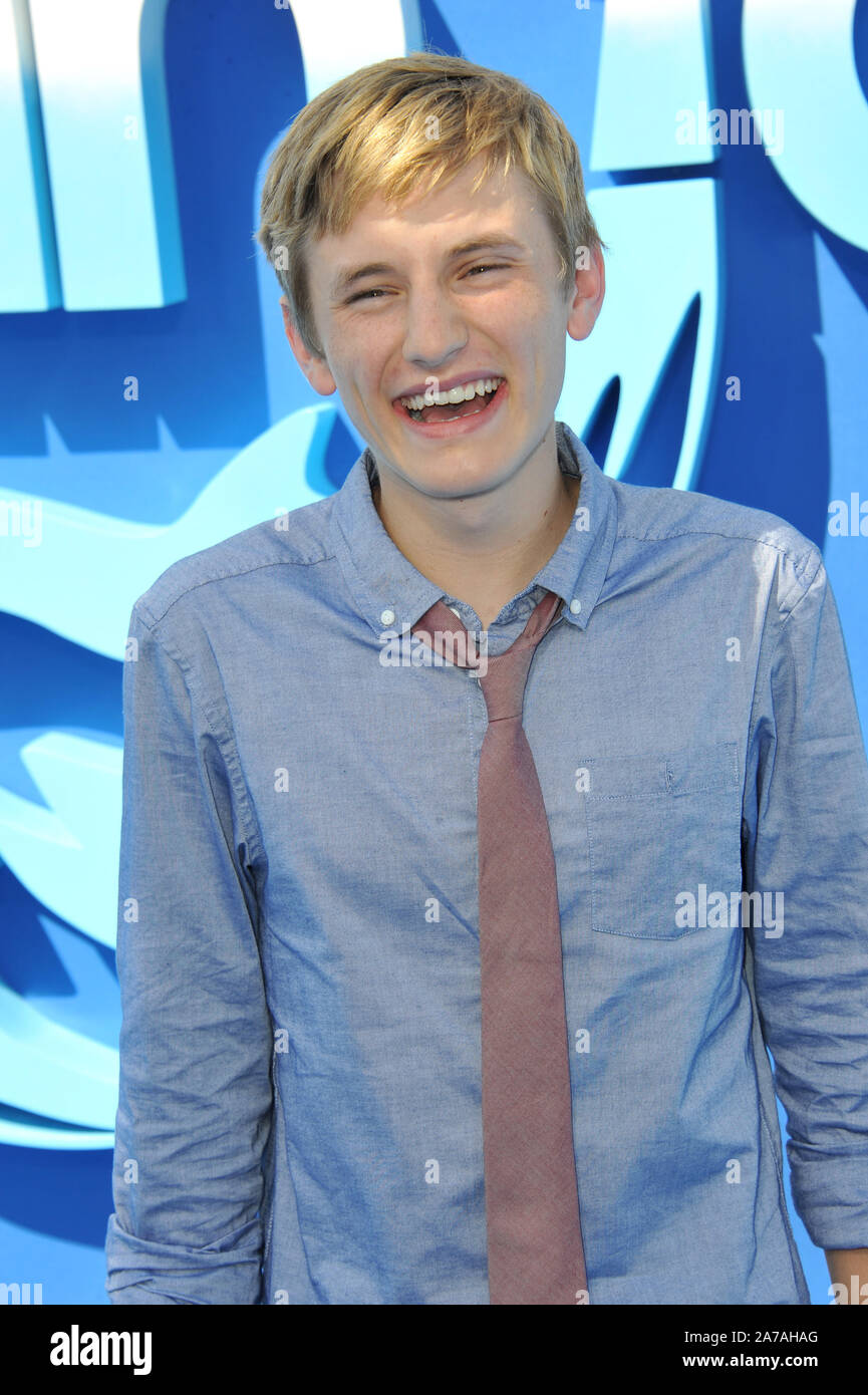 LOS ANGELES, CA - SEPTEMBER 7, 2014: Nathan Gamble at the Los Angeles ...