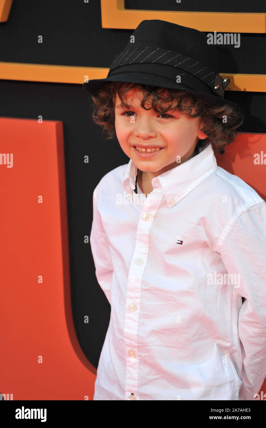 LOS ANGELES, CA - SEPTEMBER 15, 2014: Cade Lappin at the Los Angeles ...