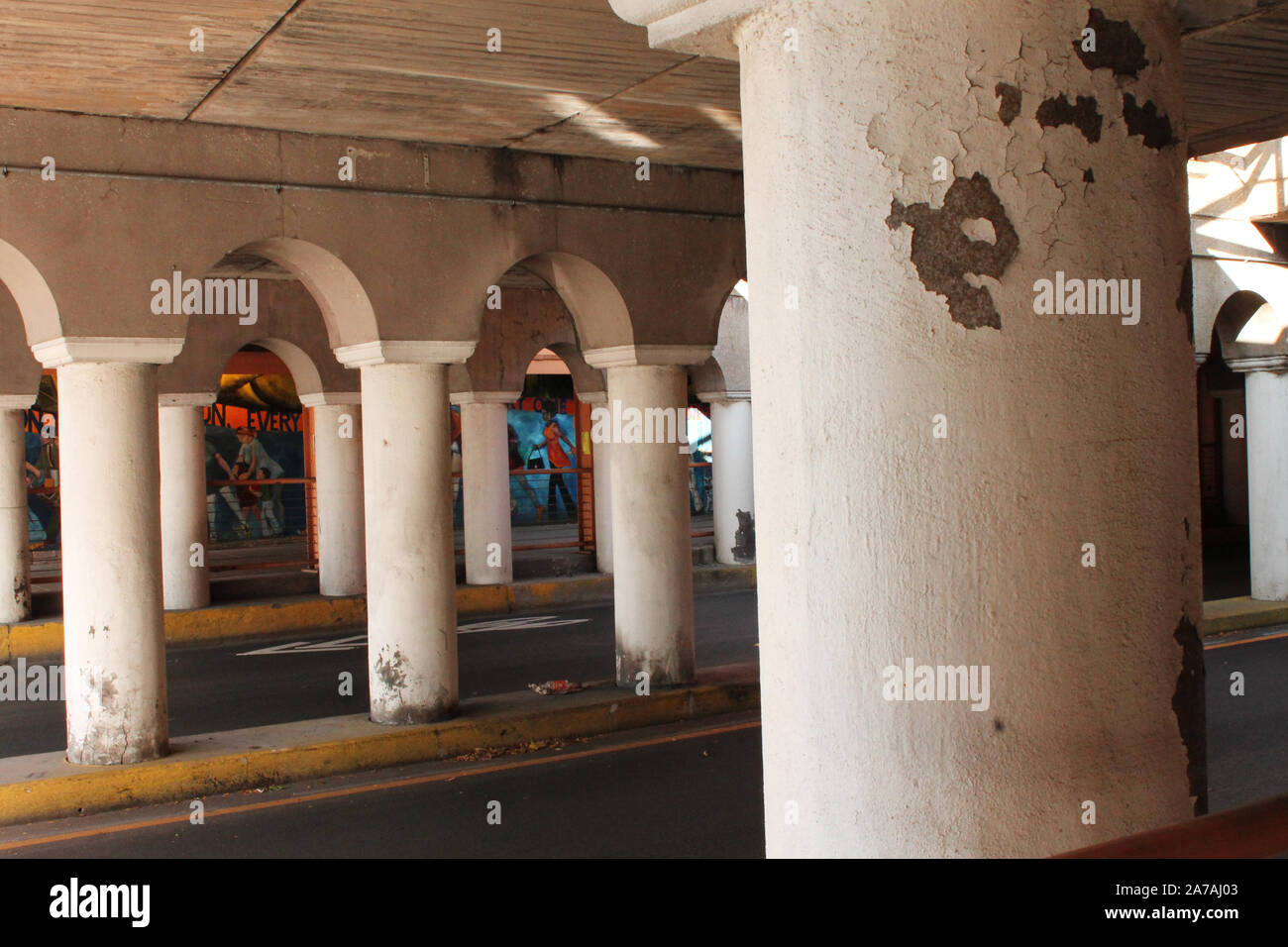 The 55th St underpass under the Metra train tracks in Hyde Park ...