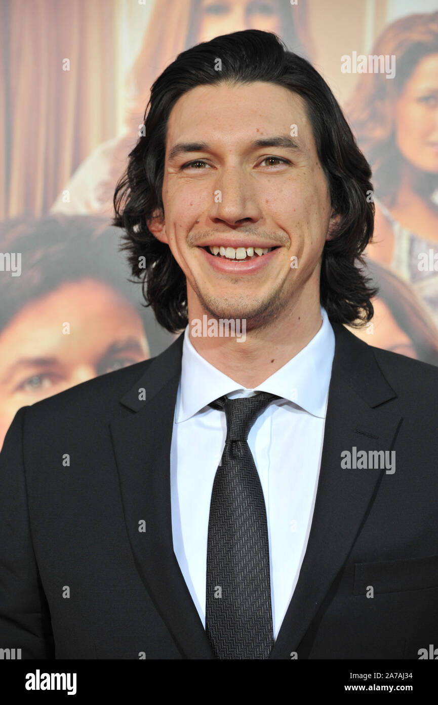 LOS ANGELES, CA - SEPTEMBER 15, 2014: Adam Driver at the Los Angeles ...