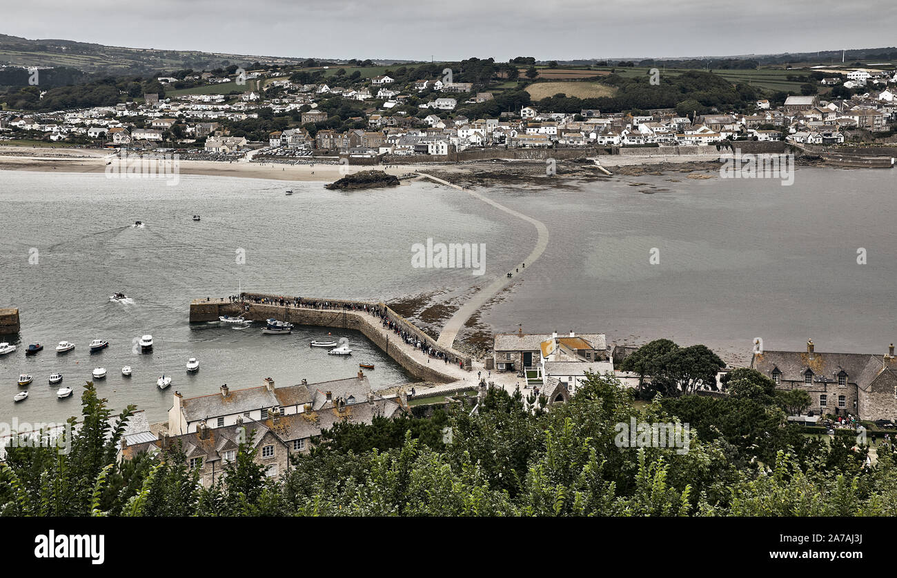 St Michael's Mount is a small tidal island in Mount's Bay, Cornwall ...