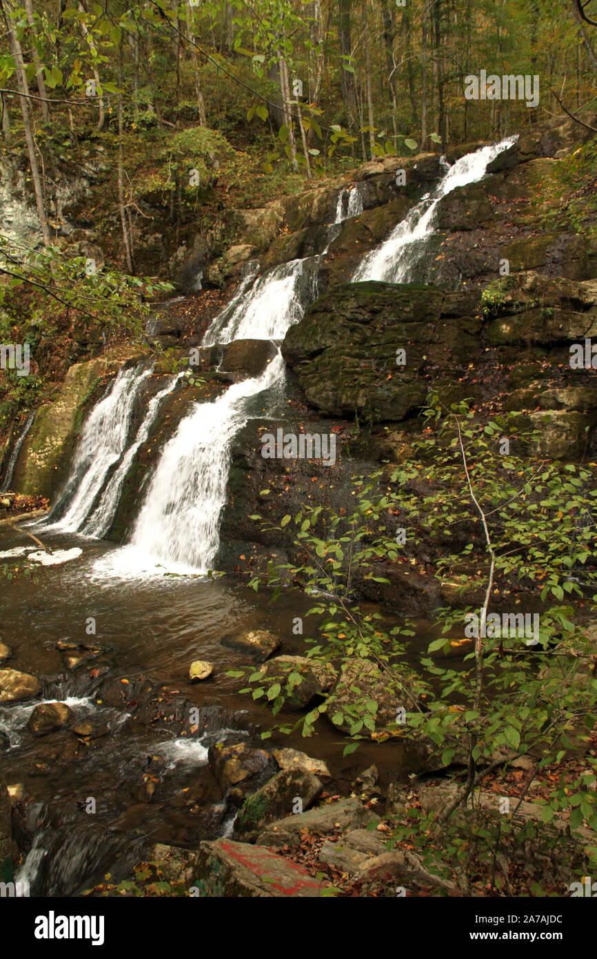 The Falls Of Logan Creek in South-Western Virginia, USA Stock Photo - Alamy
