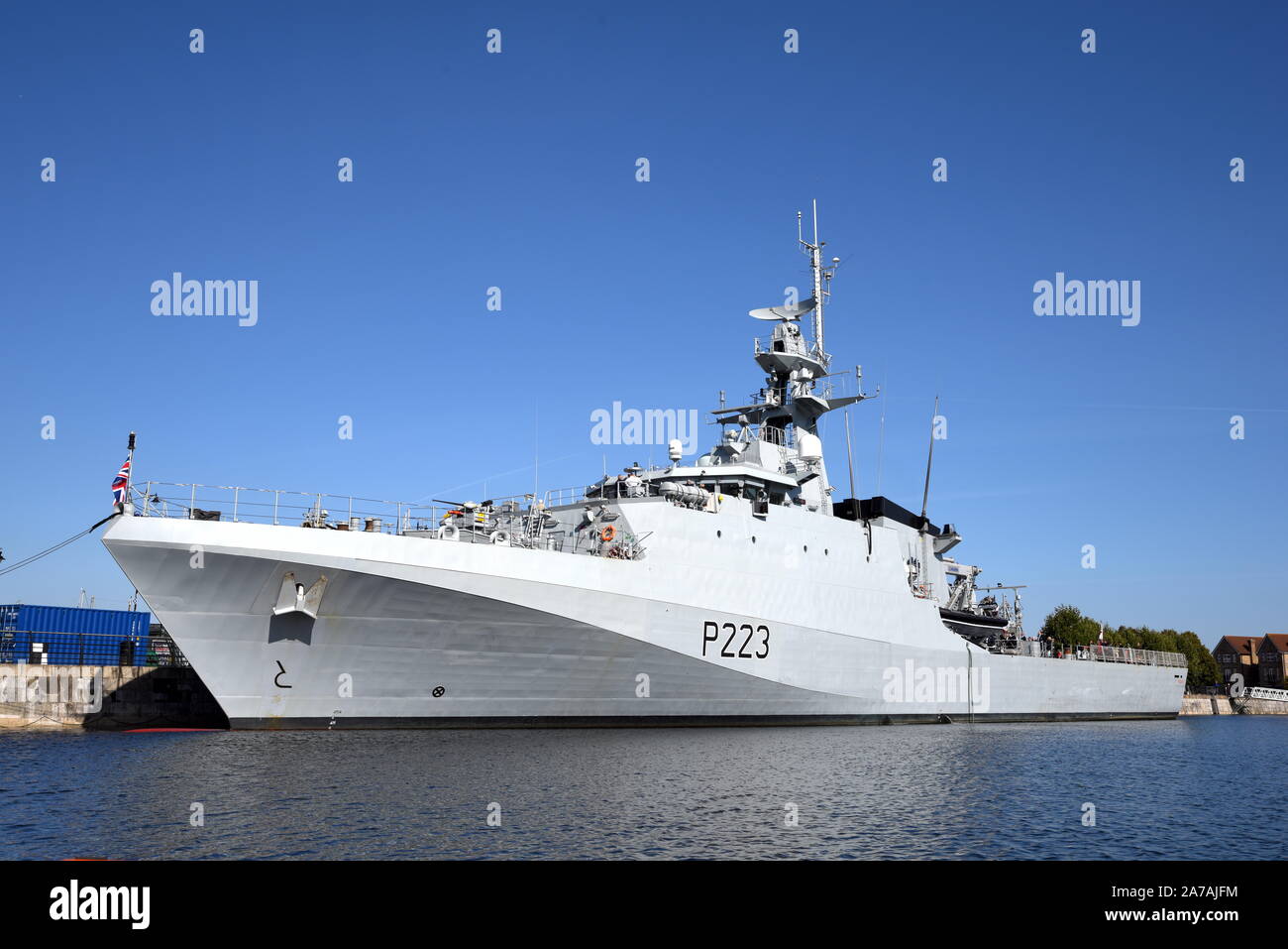 HMS Medway Commissioning Ceremony at Chatham Dockyard was attended by ...