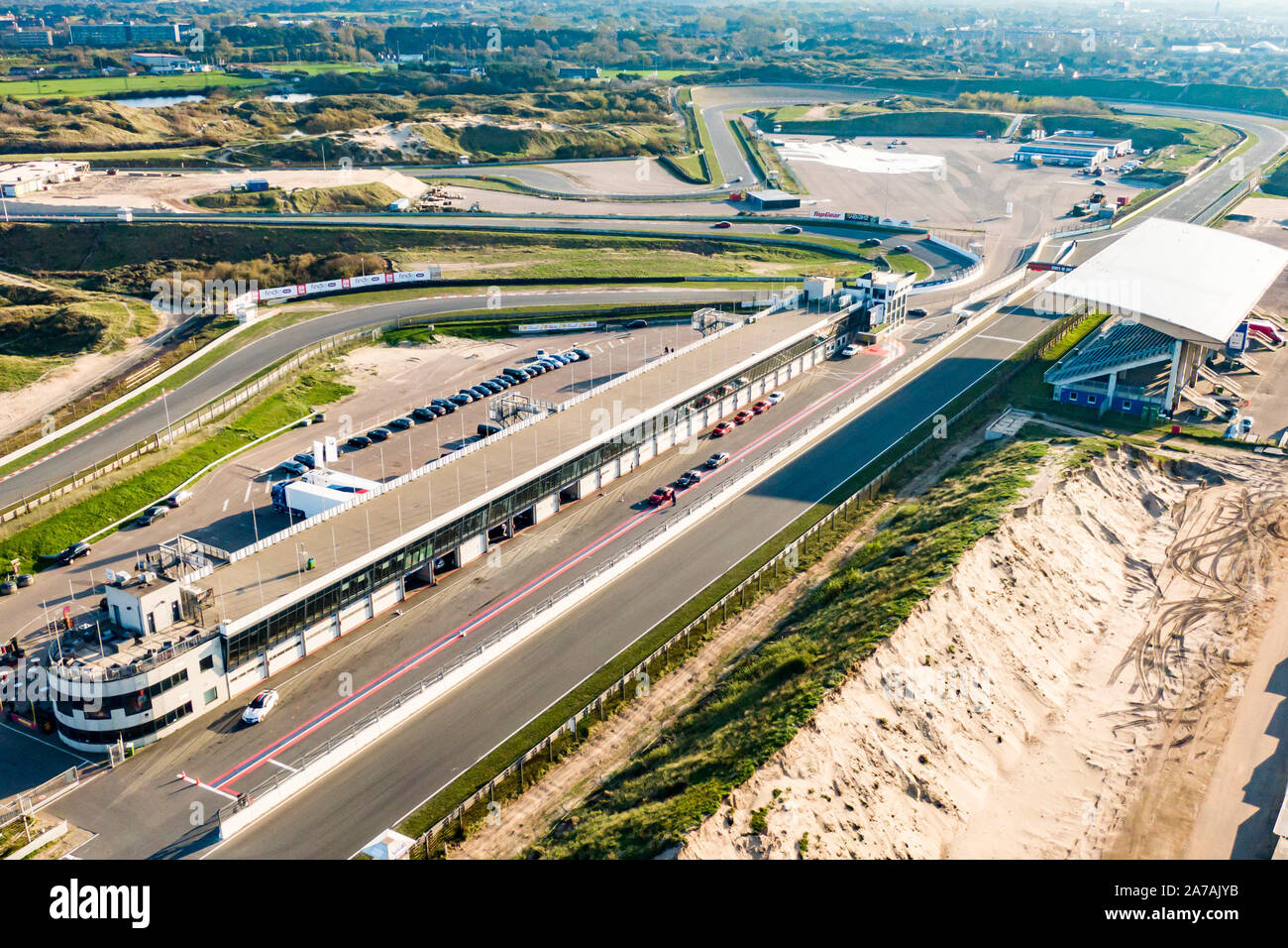 Zandvoort, Netherlands. 31st Oct, 2019. ZANDVOORT, 231-10-2019, Aerial ...