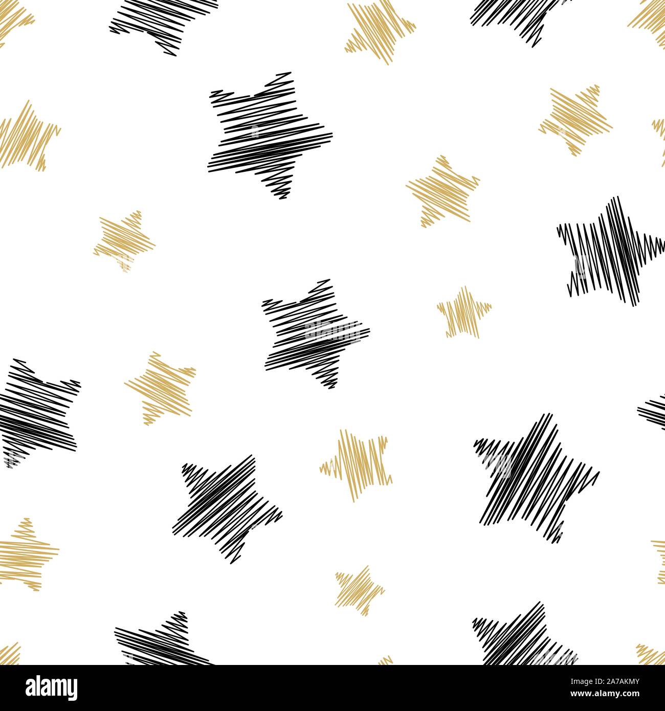 Holiday background, seamless pattern with stars. Vector illustration Stock Vector Image & Art ...