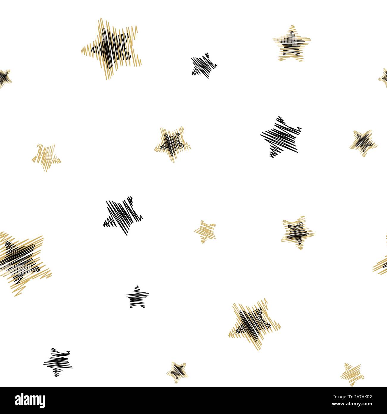 Holiday background, seamless pattern with stars. Vector illustration Stock Vector Image & Art ...
