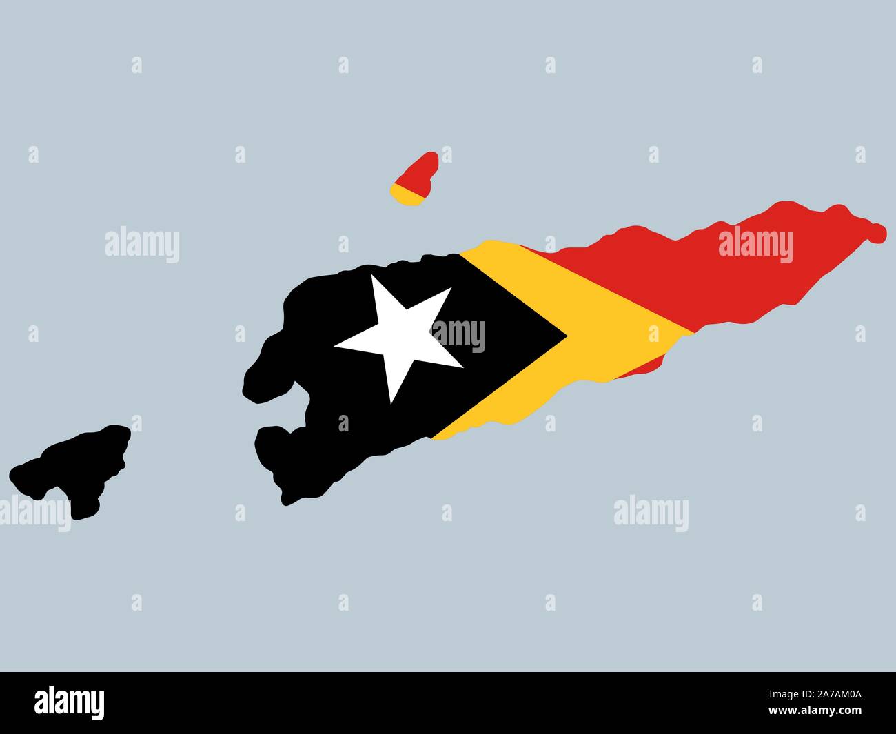 East Timor Map Flag Vector illustration eps 10 Stock Vector Image & Art ...