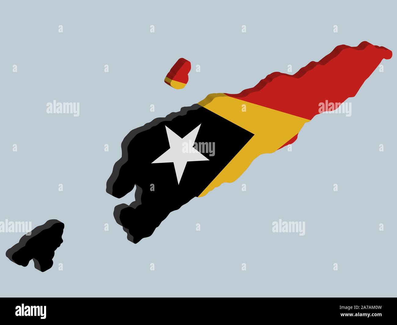 East Timor Map Flag Vector illustration eps 10 Stock Vector Image & Art ...