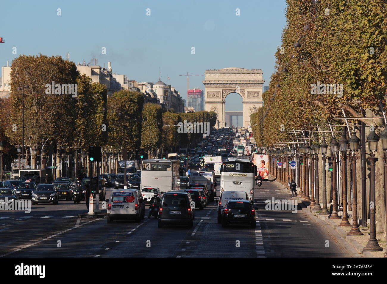Champs Elysee, Paris Stock Photo - Alamy