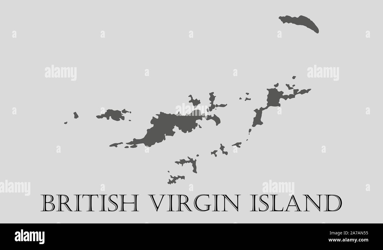 British virgin islands map hi-res stock photography and images - Alamy