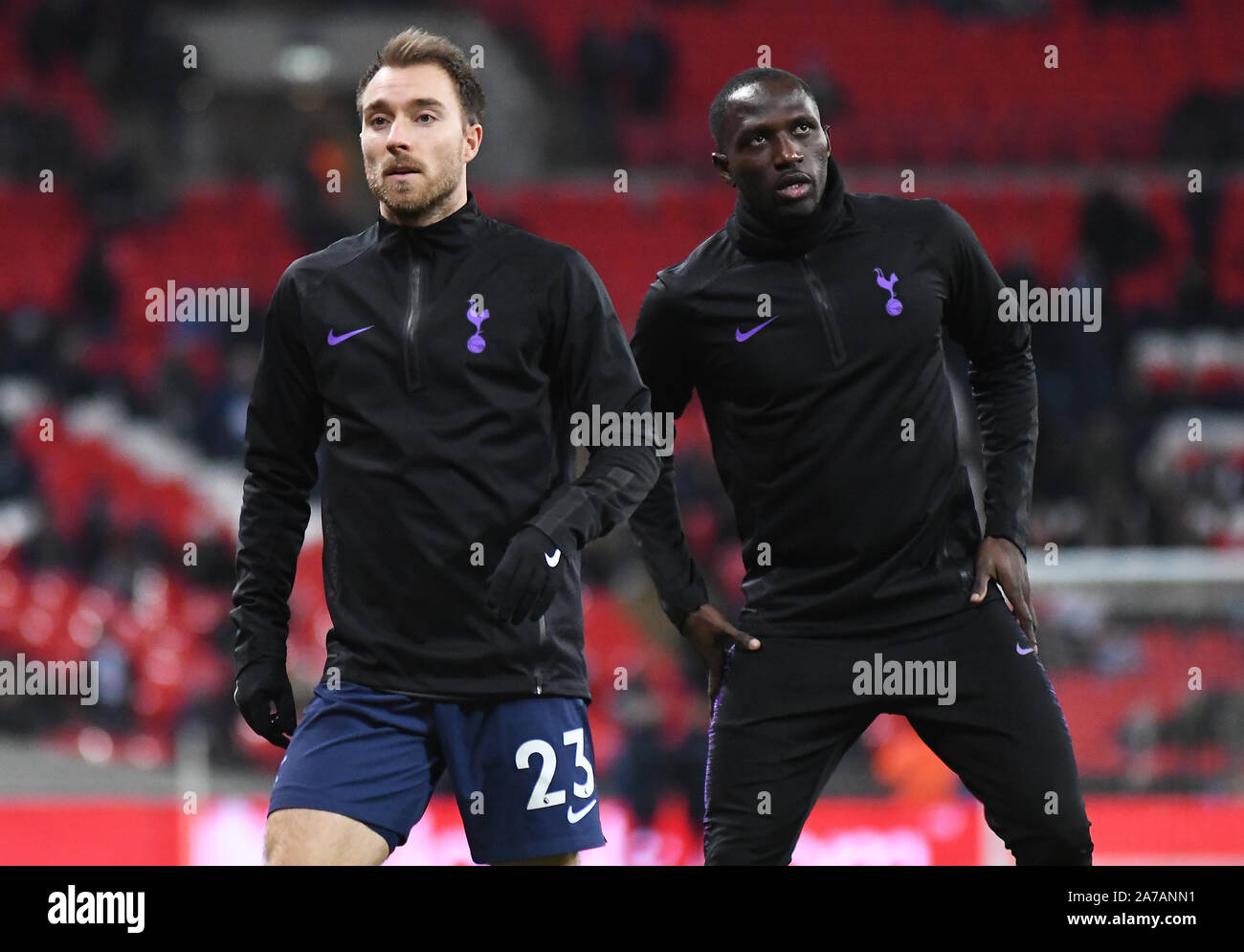 LONDON, ENGLAND - JANUARY 8, 2019: Christian Eriksen of Tottenham ...