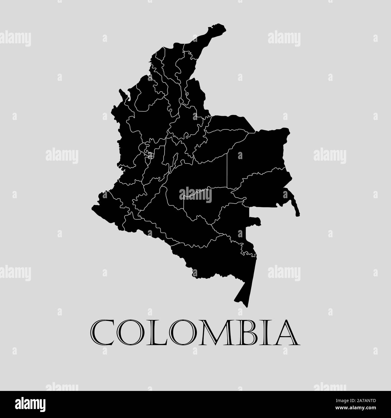 Afro Colombian Map