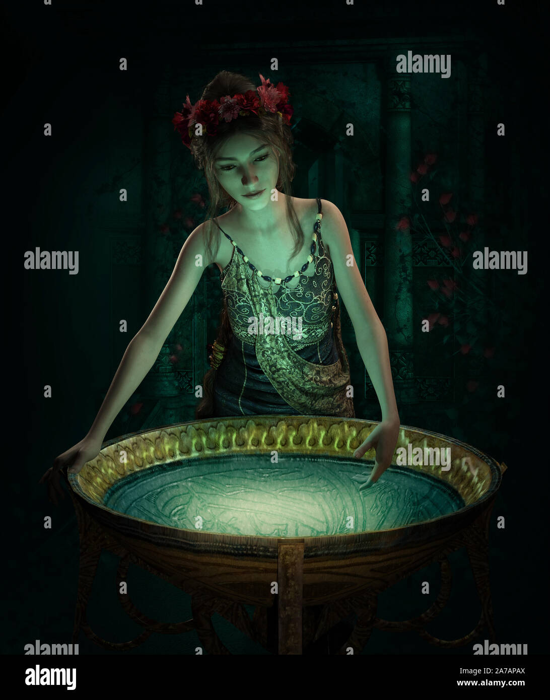 Luminous face art hi-res stock photography and images - Alamy