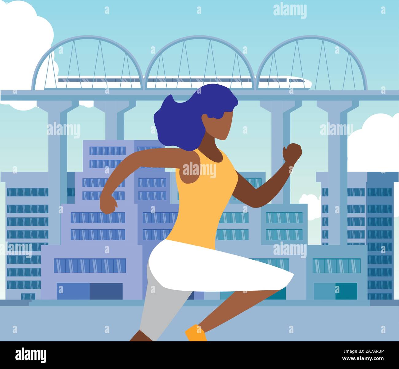 Woman running outside design, Healthy lifestyle Fitness bodybuilding ...