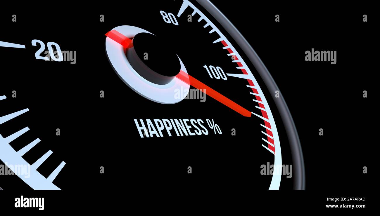 Happiness Indicator on 100% extremely detailed and realistic high ...