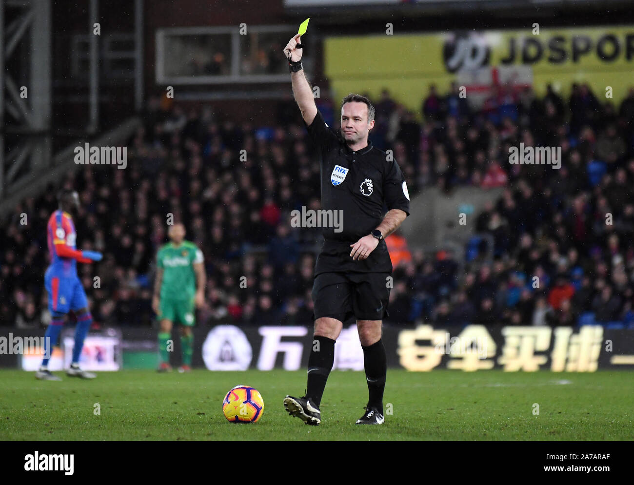 Action booking yellow card hi-res stock photography and images - Alamy