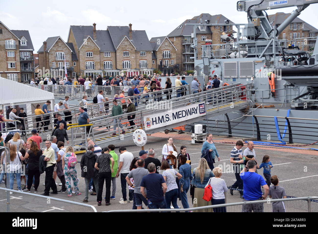HMS Medway Commissioning Ceremony at Chatham Dockyard was attended by ...