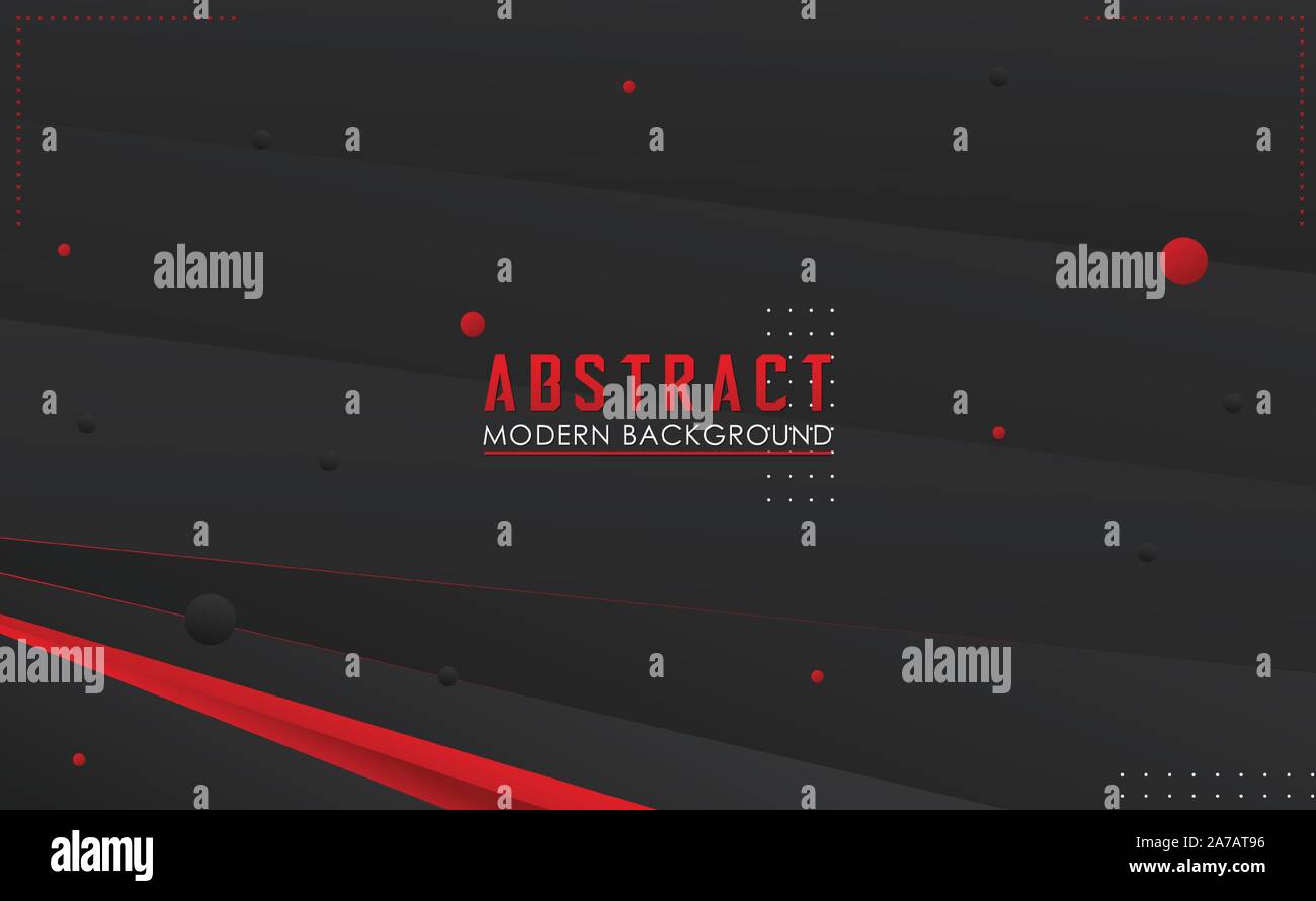 Black and Red Modern Abstract Background Stock Vector Image & Art - Alamy