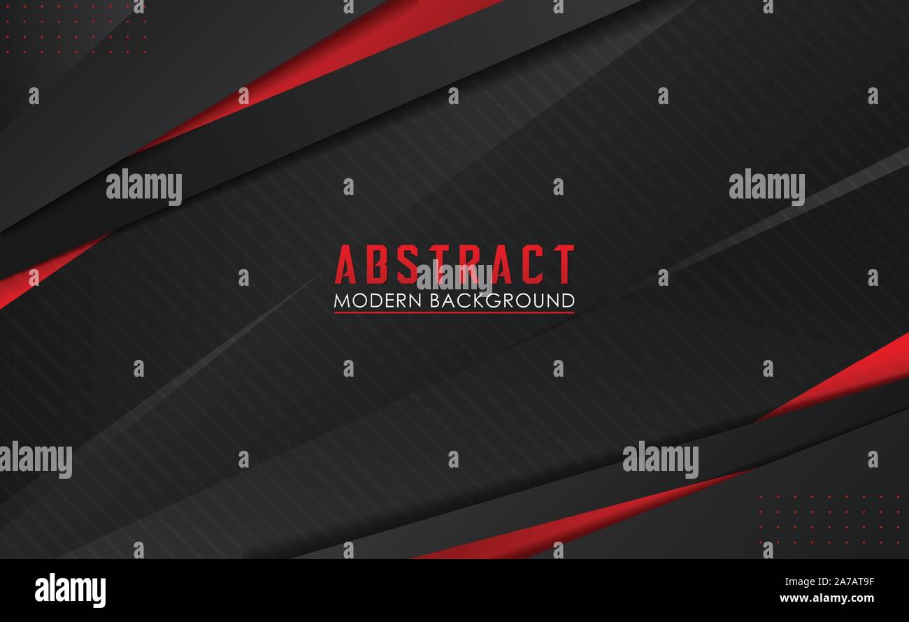 Black and Red Modern Abstract Background Stock Vector Image & Art - Alamy