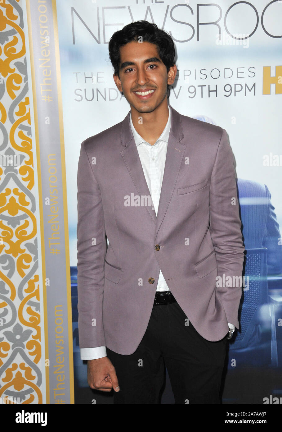LOS ANGELES, CA - NOVEMBER 4, 2014: Dev Patel at the season three ...