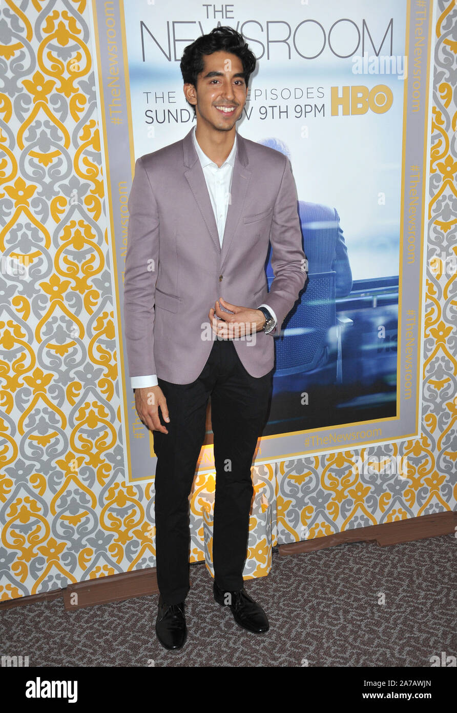 LOS ANGELES, CA - NOVEMBER 4, 2014: Dev Patel at the season three ...